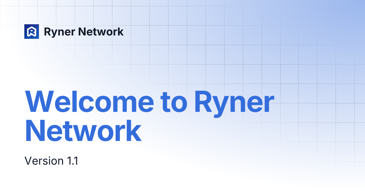 Welcome to Ryner Network | Ryner Network